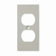 Hubbell KP Series 1 Gang Duplex Low Profile Flush Mount Wall Plate ...