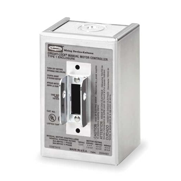 Hubbell Wiring Device-Kellems Switch Enclosure, Toggle Switch, 40 A ...