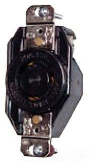 Hubbell L630R Locking Receptacle, 1-Phase, 2P, 3W, L6-30R, 30A, 250V ...