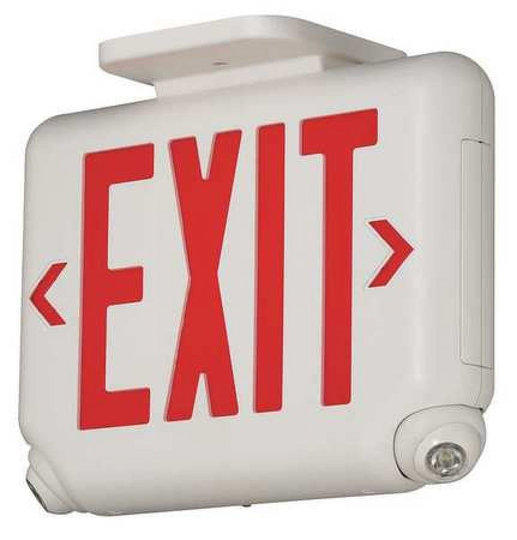 Hubbell Lighting - Dual-Lite Exit Sign with Emergency Lights - Walmart.com