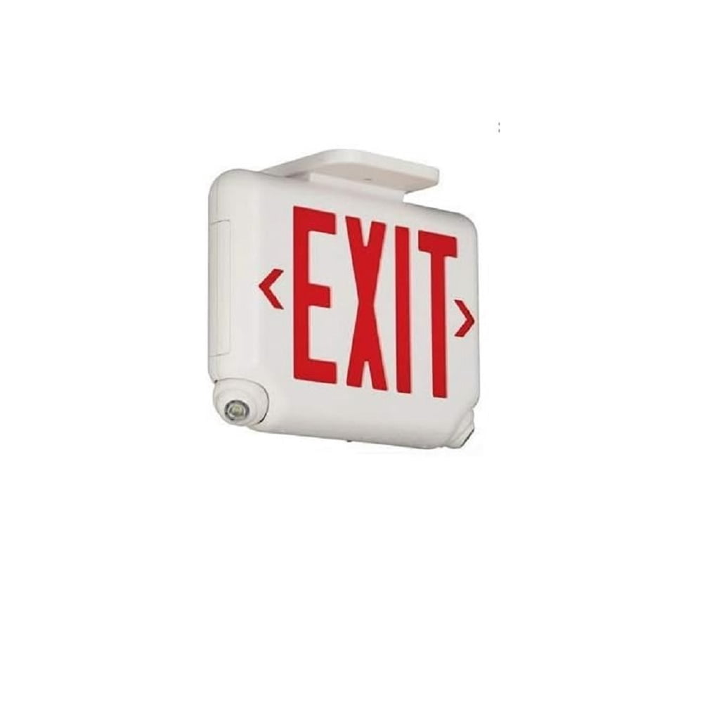 Hubbell Lighting EVCURWDI-0-WM Architectural LED Combination Exit ...