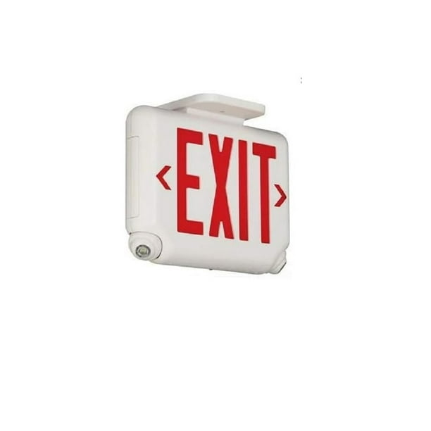 Hubbell Lighting EVCURWDI-0-WM Architectural LED Combination Exit ...
