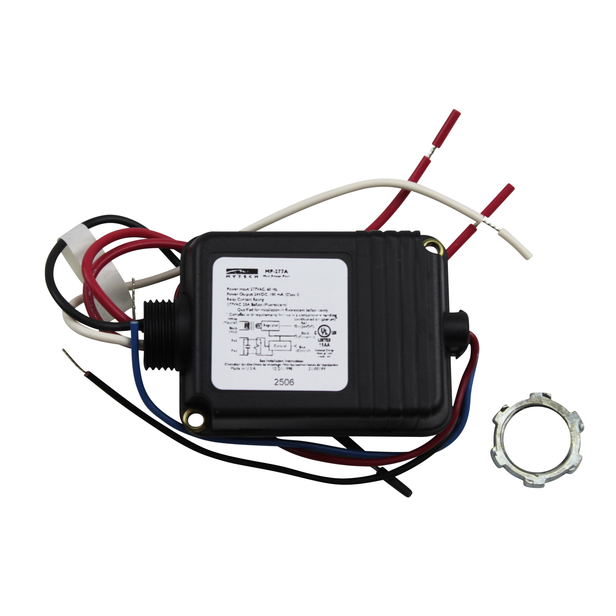 Hubbell Mytech Electrical Mp277A Power Pack Relay Switch, 277 Vac ...