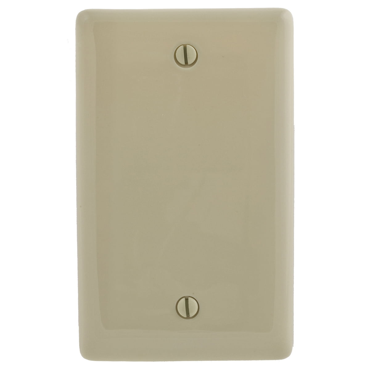 Hubbell NP13I 1-Gang Blank Wall Plate, Unbreakable Nylon Cover, Box ...