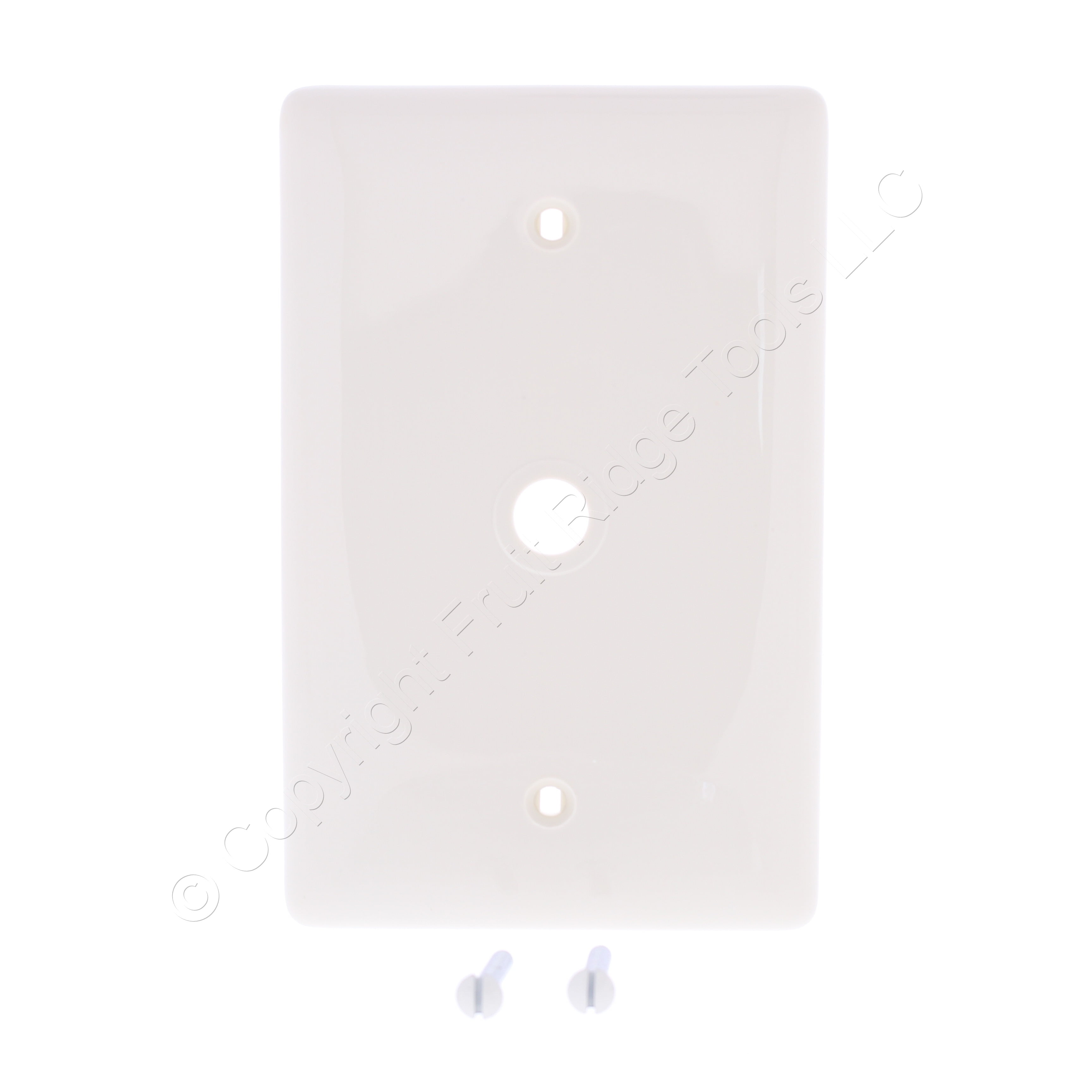 Hubbell NPJ11LA Lt Almond Cable Wallplate Mid-Size Phone Cover .406 ...