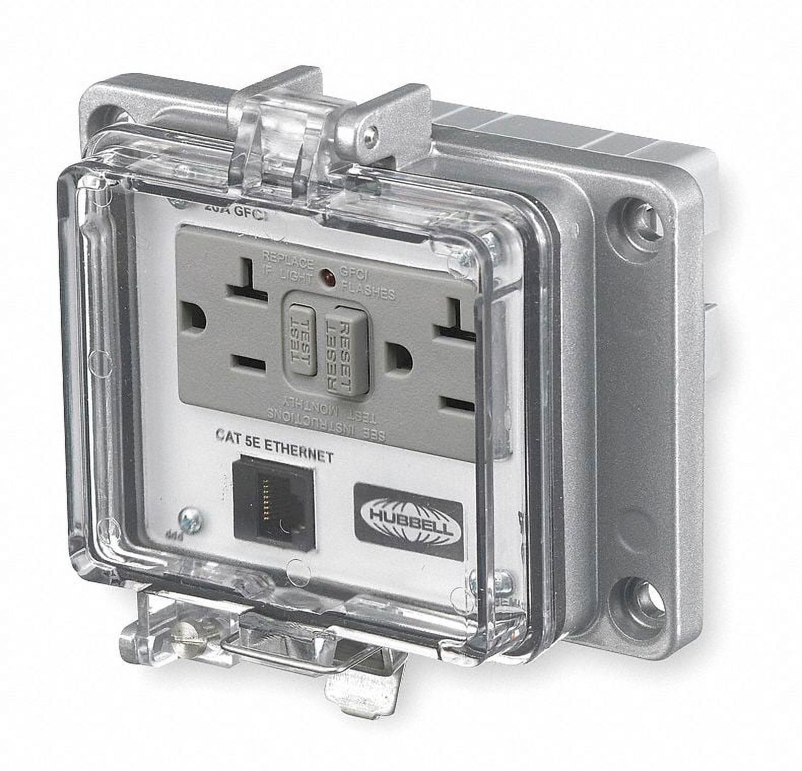 Hubbell PR205E Power and Data Access Port - Walmart Business Supplies