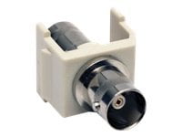 Hubbell Premise Wiring Coupler,BNC Connector,Pass Thru,F/F,Wht SFBOW ...