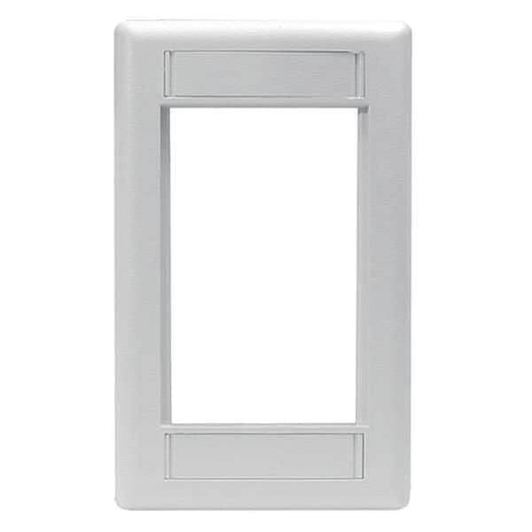 Hubbell Premise Wiring IStation Plate,Office White,3U IMF1OW - Walmart ...