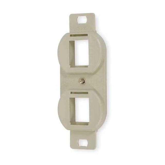 Hubbell Premise Wiring Outlet Frame,2 Port,High-Impact Polymer BR106E ...