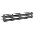 Hubbell Premise Wiring HP648 Patch Panel, Category 6, 48 Ports, Steel ...