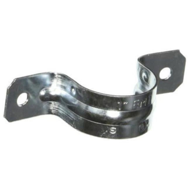 Raco Two Hole Strap, Conduit; EMT; Pipe Use, 1 in, Steel, Galvanized ...