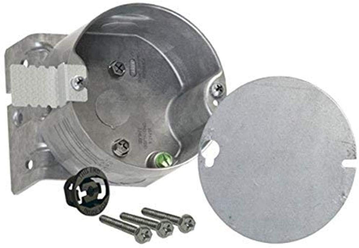 Hubbell-Raco 294 2-1/8-Inch Deep, 1/2-Inch Side Knockouts, Wood Joist ...