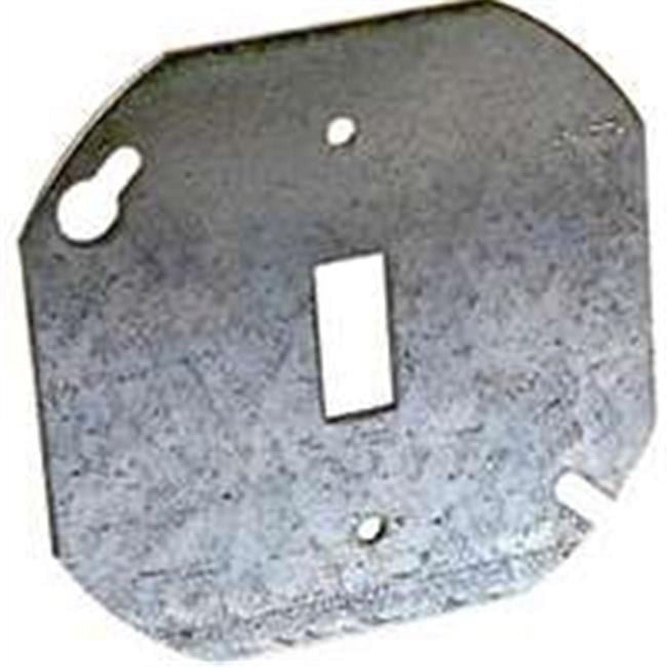 Hubbell-Raco 729 4" Octagon Box Cover, Type: (1) Toggle Switch, Drawn ...