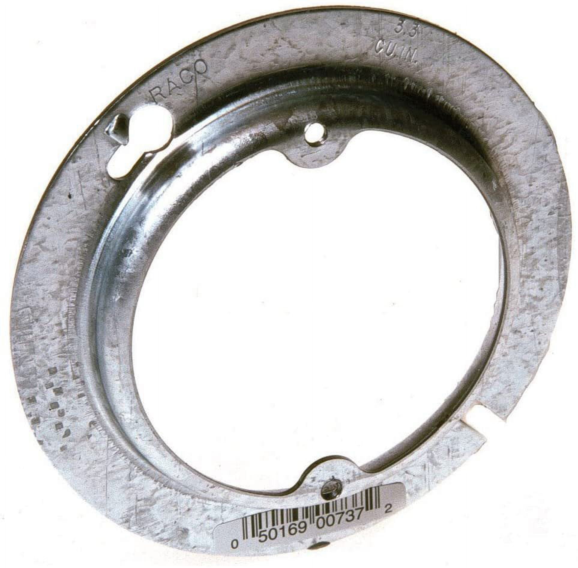 Hubbell-Raco 737 Raised 1/2-Inch, Ears 2-3/4-Inch, 4-Inch Octagon Cover ...