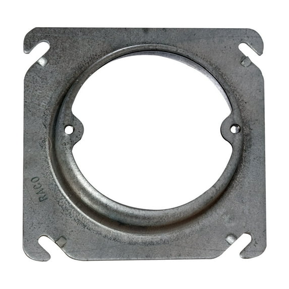 Raco Plaster Ring, 1 Gang, Galvanized Zinc, Fixture Cover Box Type 756 ...