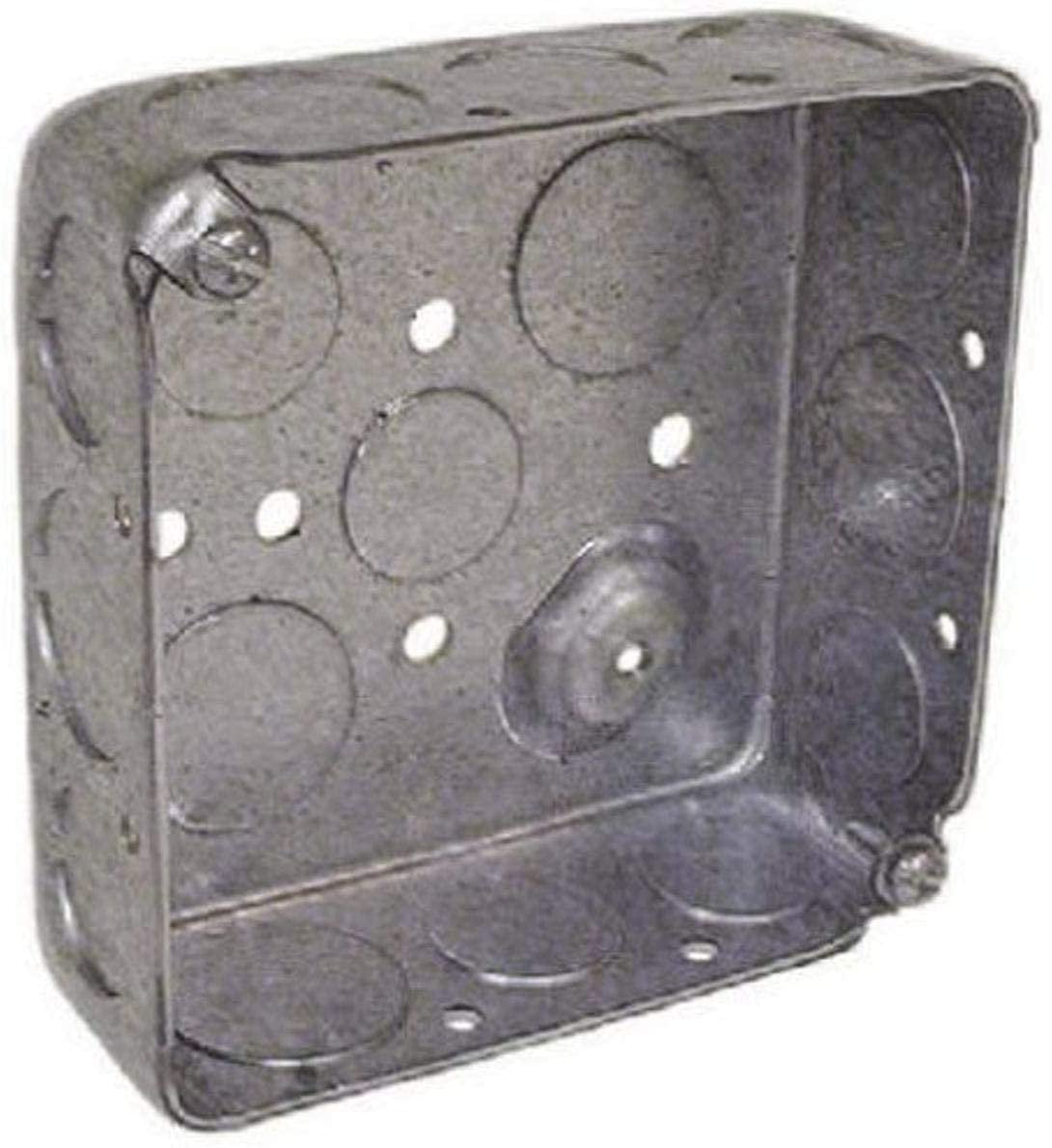 Hubbell-Raco 8192 1-1/2-Inch Deep, 1/2-Inch and 3/4-Inch Side Knockouts ...