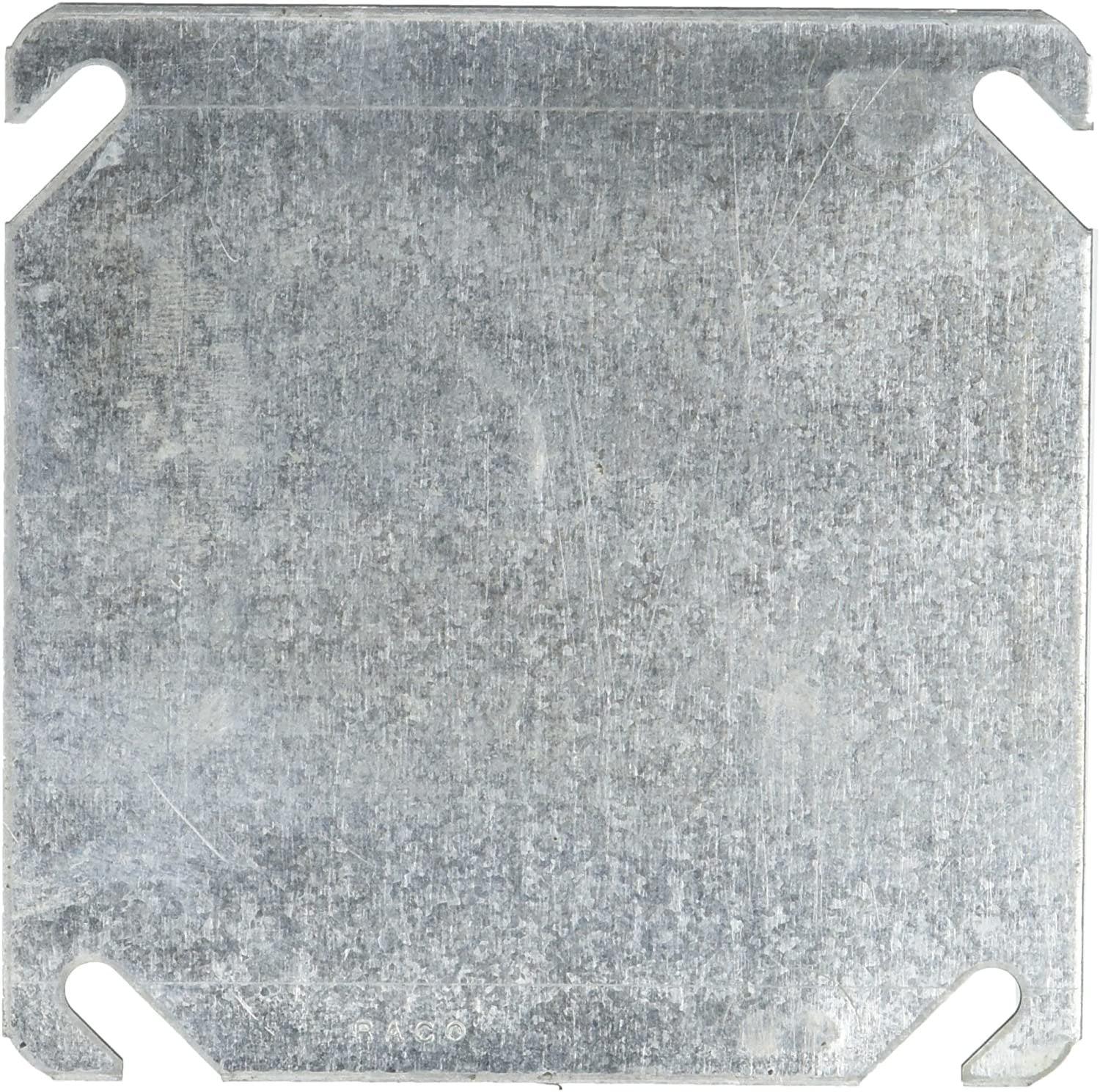 Hubbell-Raco 8752-5 Flat Blank Square Cover, 4-Inch - Walmart.com