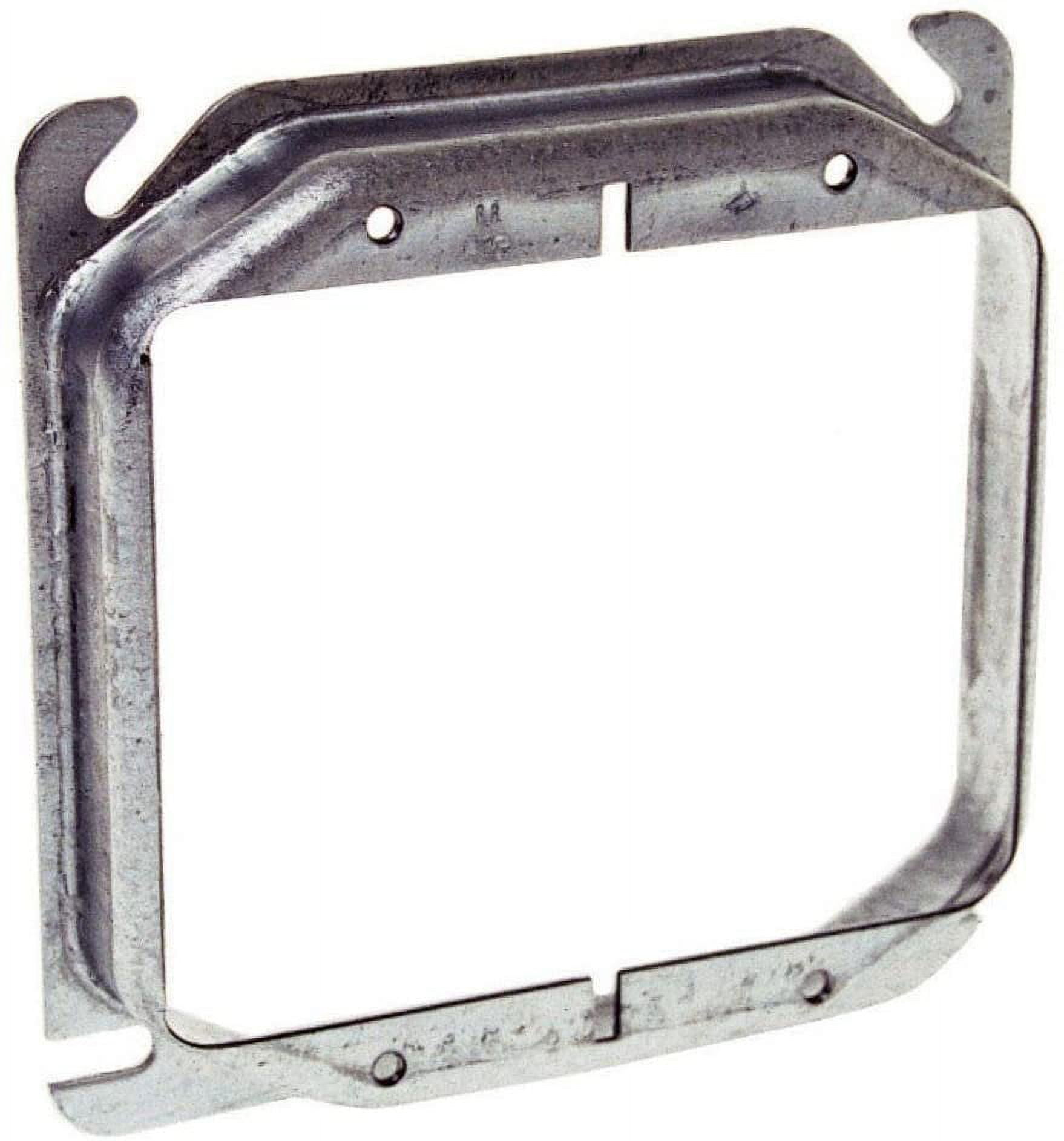 Hubbell-Raco 8769 Raised 4 Square Steel Electrical Box Cover, 4" L W x ...