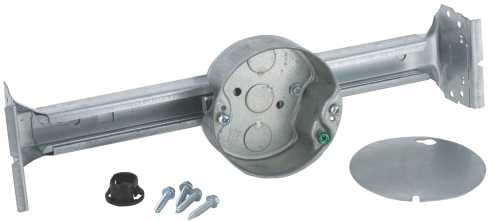 RACO 926-1 KWIK-BRACE with 1-1/2 in. Deep Box for New Construction with ...