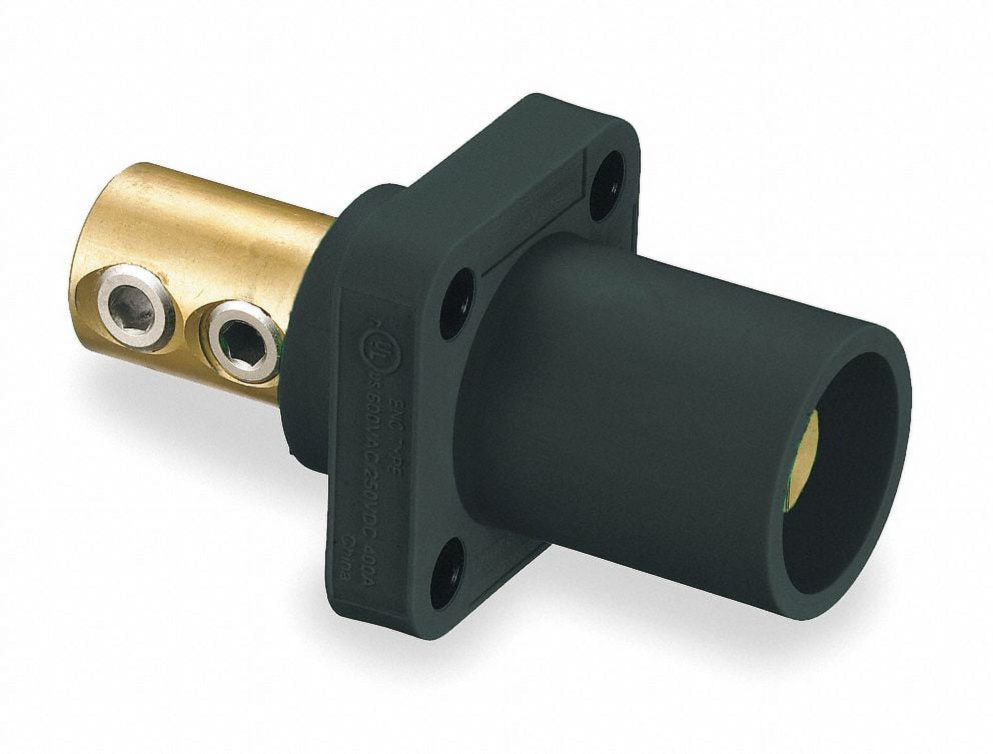 Hubbell Recpt,Black,Male,Double Set Screw,400 A HBLMRBK - Walmart.com