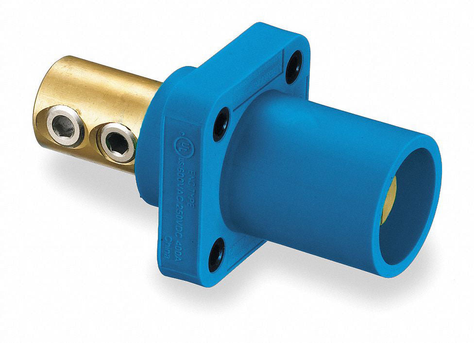 Hubbell Recpt,Blue,Male,Double Set Screw,400 A HBLMRBL - Walmart.com