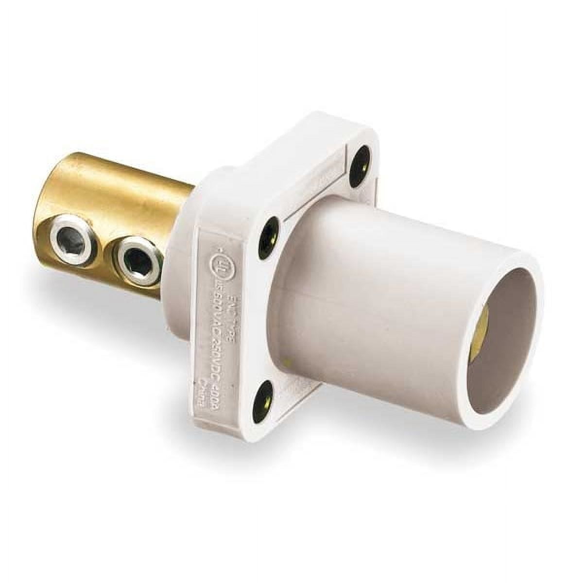 Hubbell Wiring Device-Kellems Recpt,White,Male,Double Set Screw,400 A ...