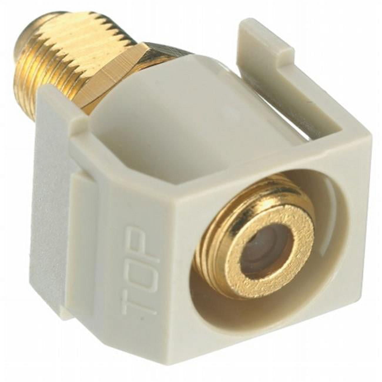 Hubbell SFGRFEI Connectors - Snap-Fit, F-Style, Recessed, Electric ...