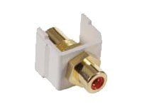 Hubbell Snap Fit - Modular insert (coupling) - yellow, office white ...