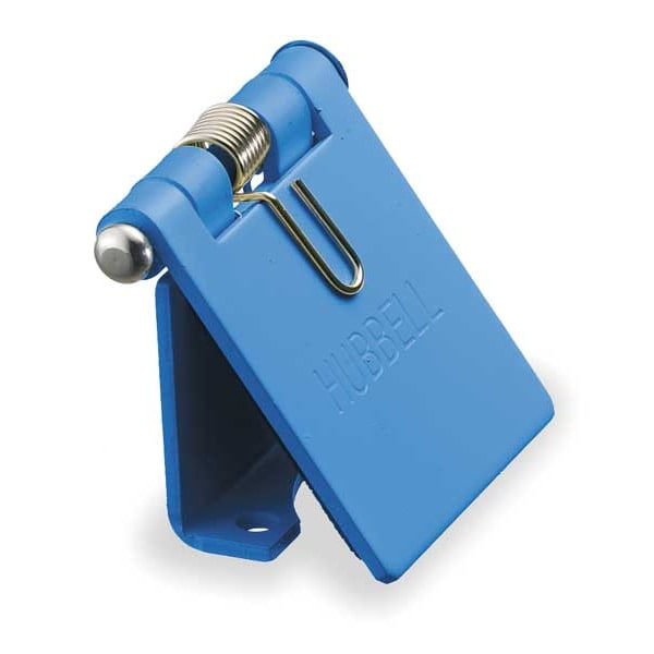 Hubbell Snap Back Cover,Blue,Steel HBLSCBL - Walmart Business Supplies