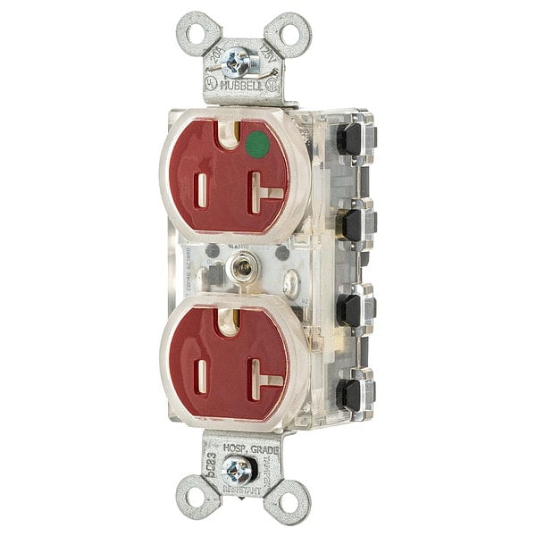 Hubbell Wiring Device-Kellems Snapconnect receptacle SNAP8300RLTR ...