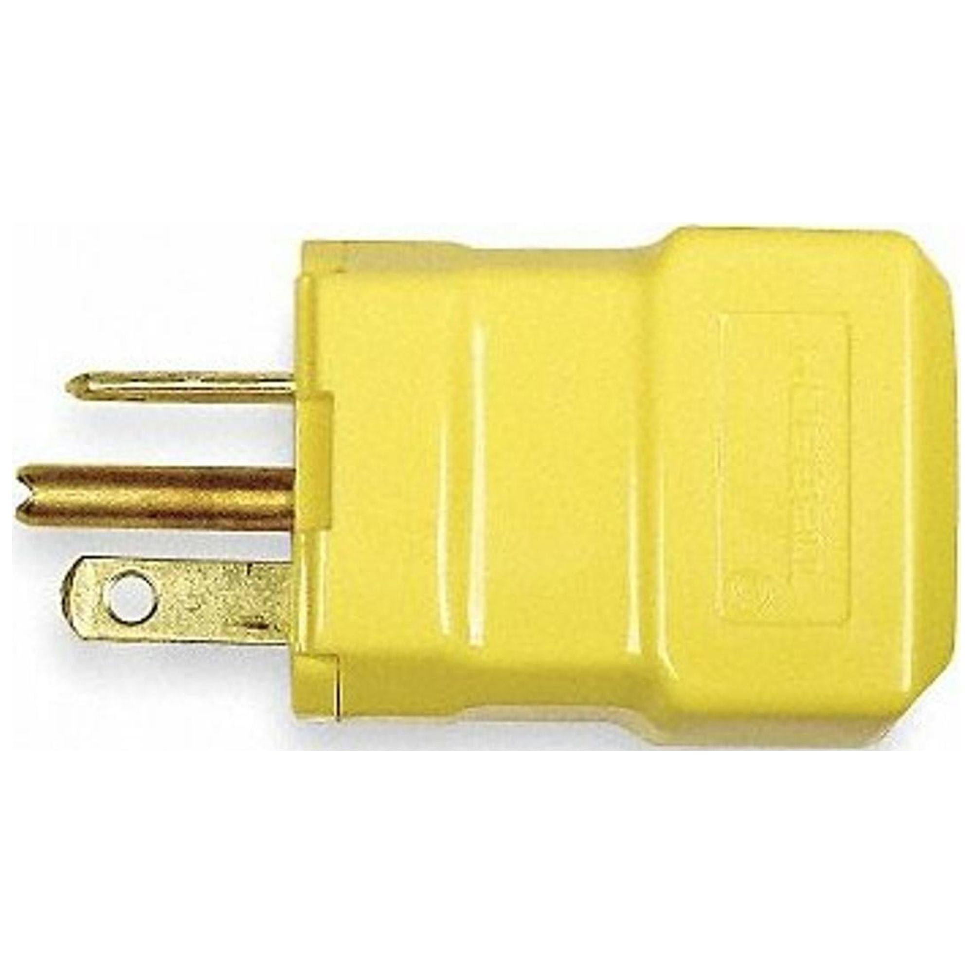 Hubbell Wiring Device-Kellems Straight Blade Plug,Yllw,20 A,Hng,5-20P ...