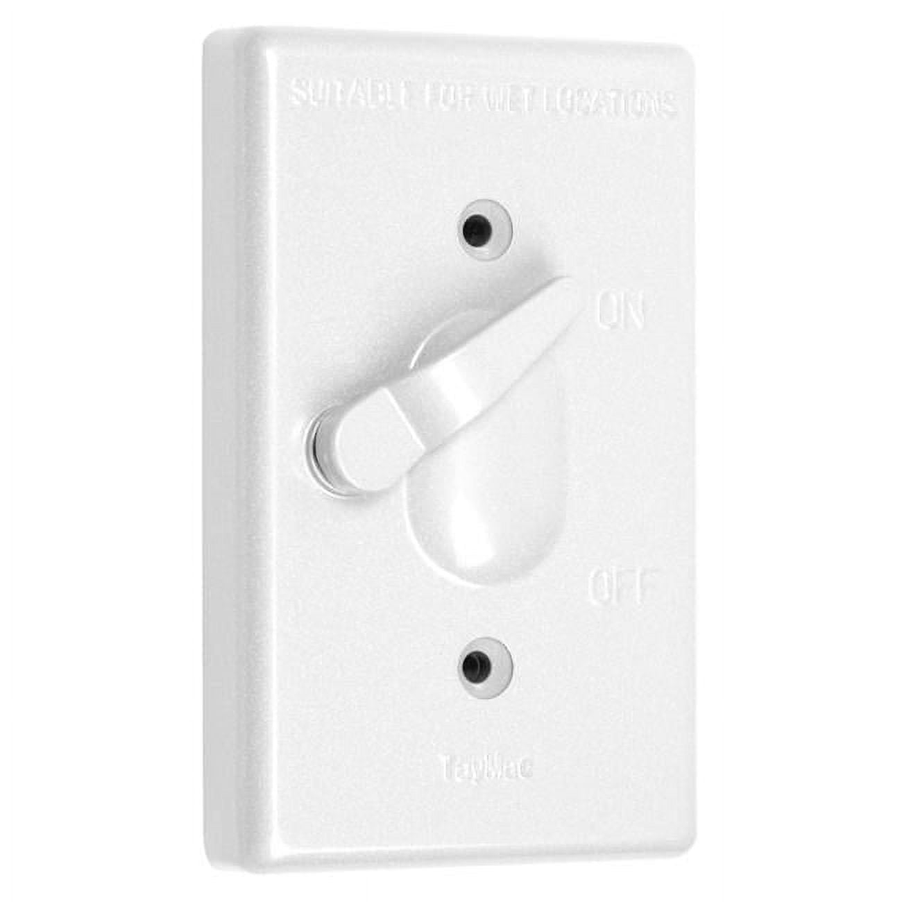 TayMac Rectangle Die cast Aluminum 1 gang Weatherproof Cover - Walmart.com