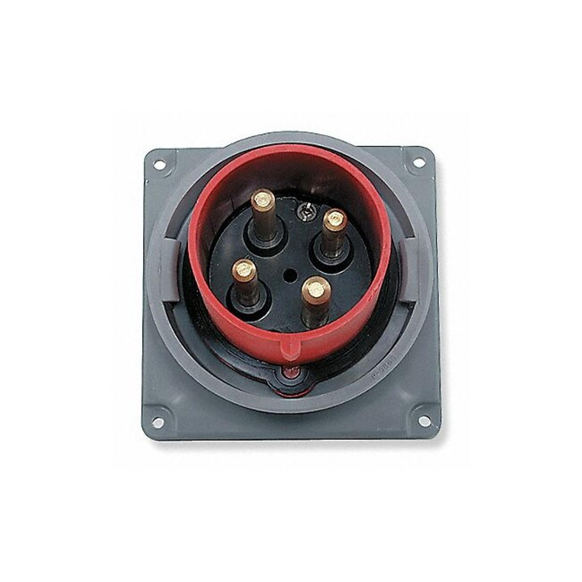 Hubbell Wiring Device-Kellems WT Pin and Sleeve Inlet,Red,3P;4W,20 A ...