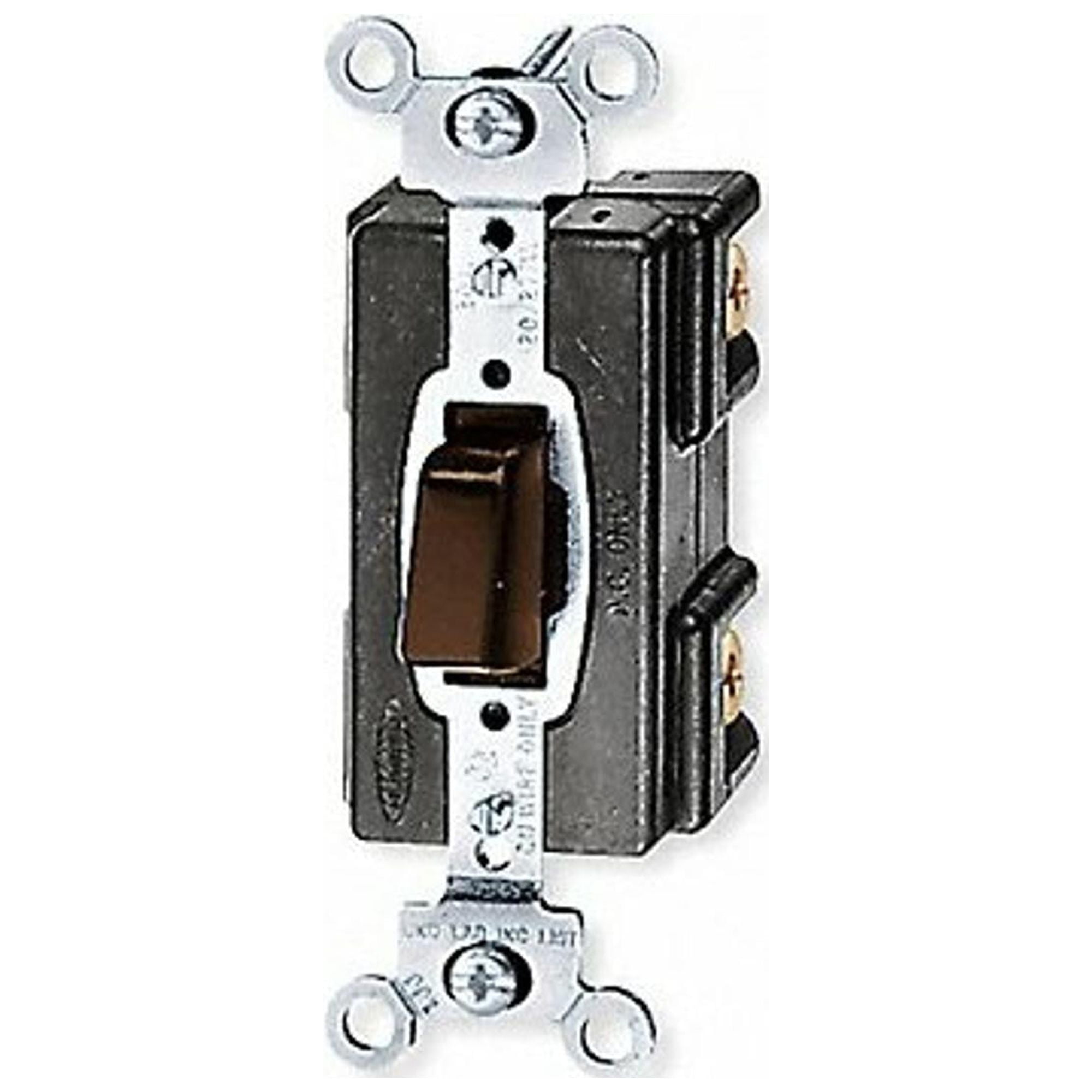 Wall Switch, 3-Way, Side, 120/277V, 20A, Brn - Walmart.com