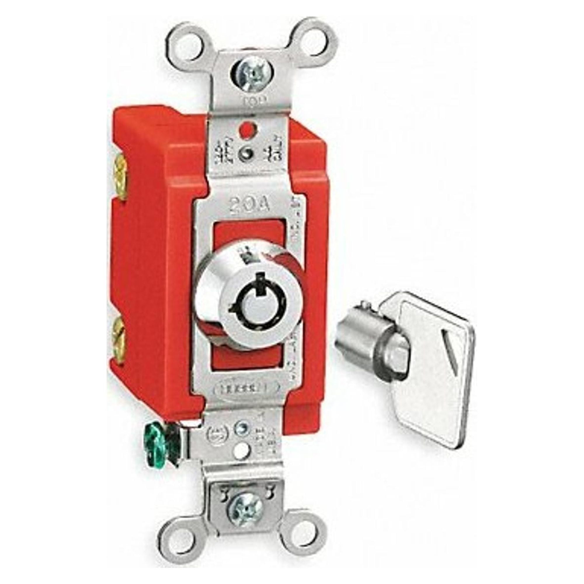 Wall Swtch,3-Way,20A,SS,Barrl Key Lockng - Walmart.com
