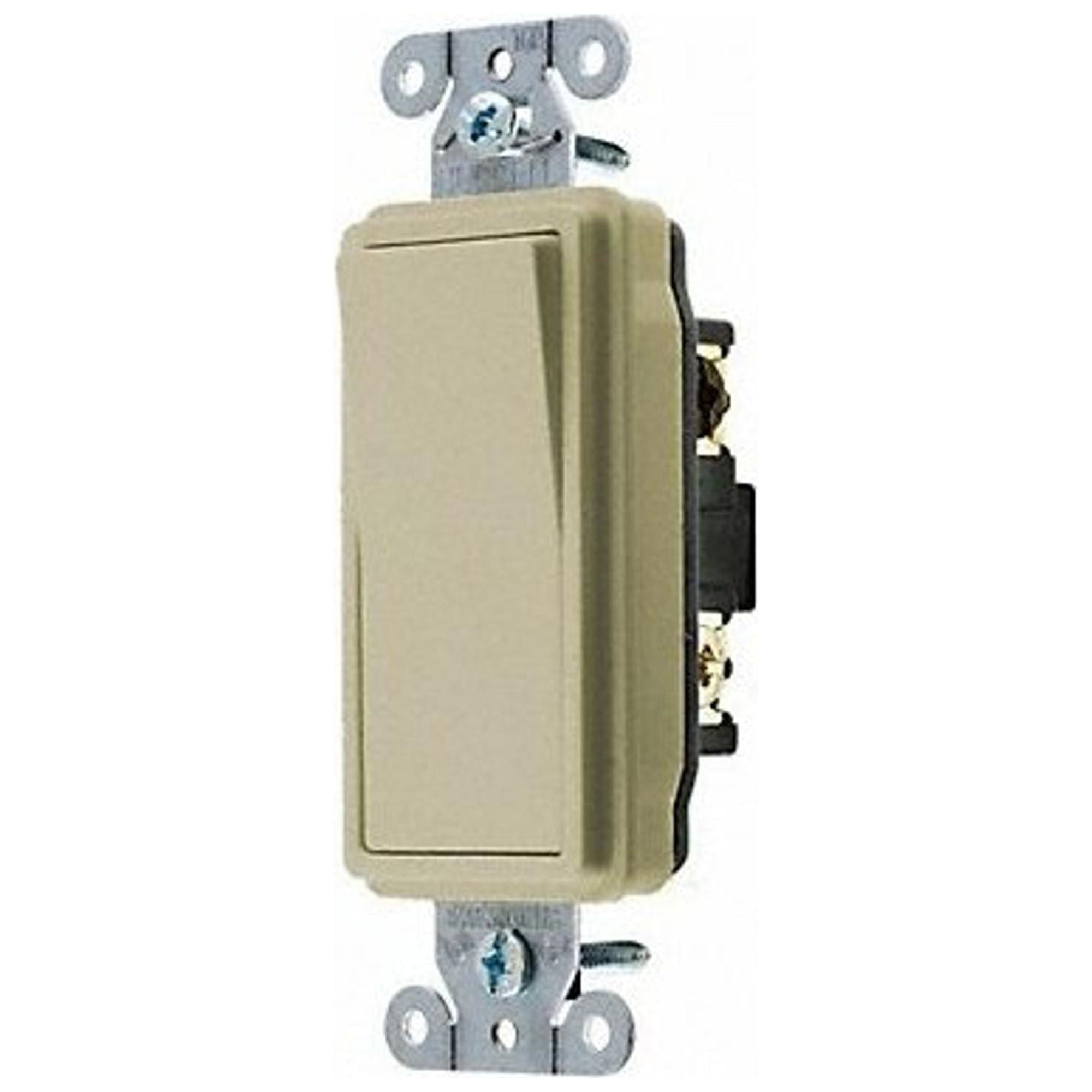 Hubbell Wiring Device-Kellems Wall Switch,Ivory,15 A;Back; Side,3-Way ...