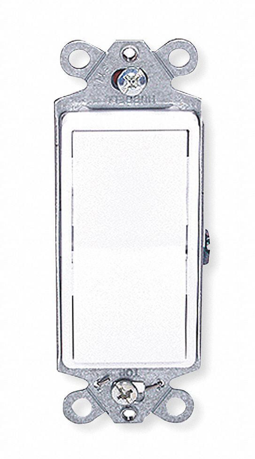 Hubbell Wall Switch,White,15 A;Back; Side,3-Way DS315W - Walmart.com