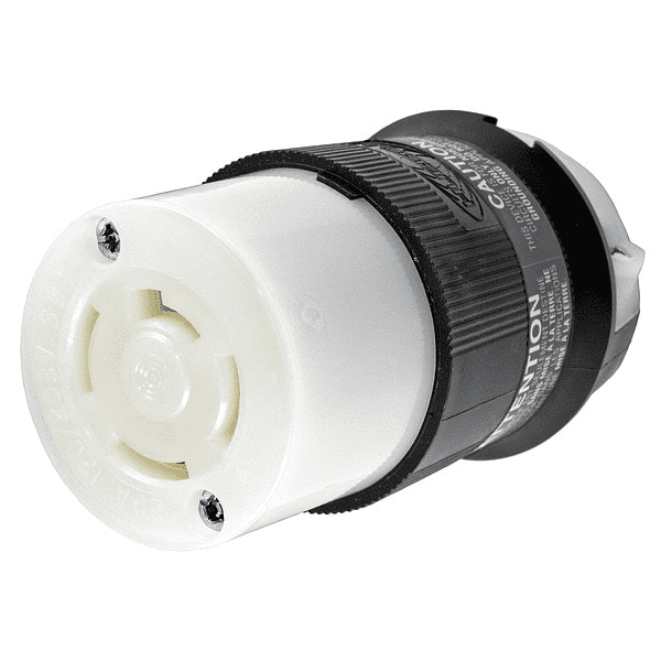 Hubbell Wiring Device-Kellems Locking Connector 20A 120/208V AC 4 Pole ...