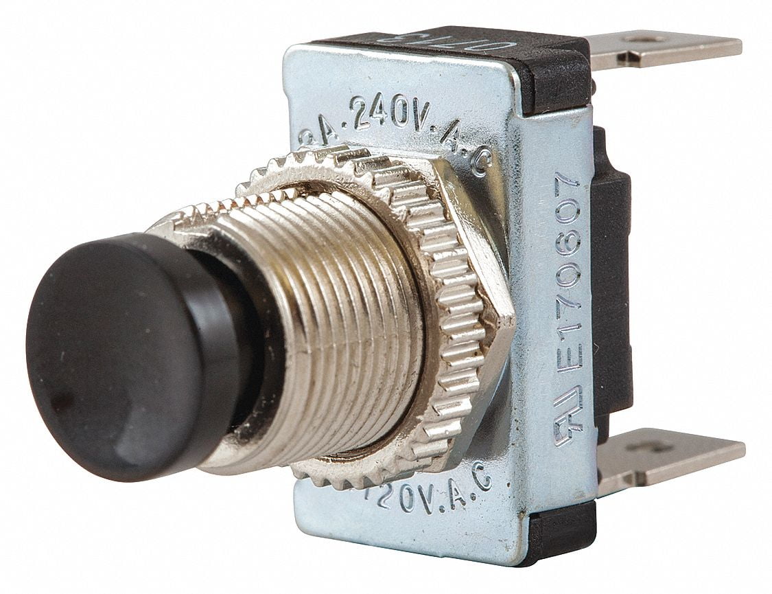 Hubbell Wiring Device-Kellems Mini Push Button Switch,5A Ind. Load MH11 ...