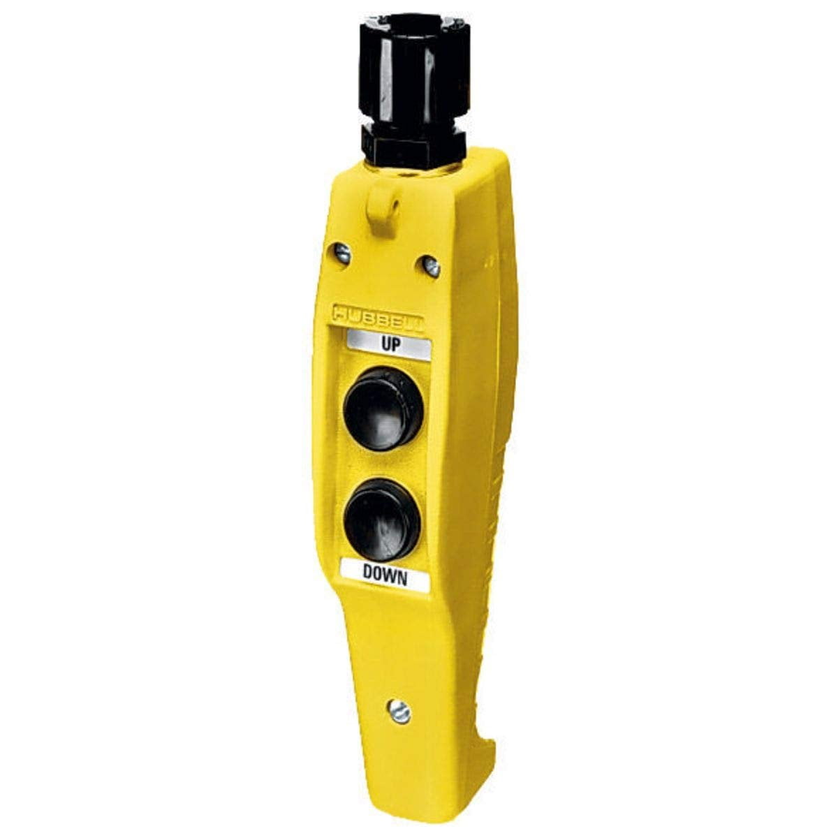 Hubbell Pendant Push Button Station, 2NO, Yellow, Compact, 2 Operators ...