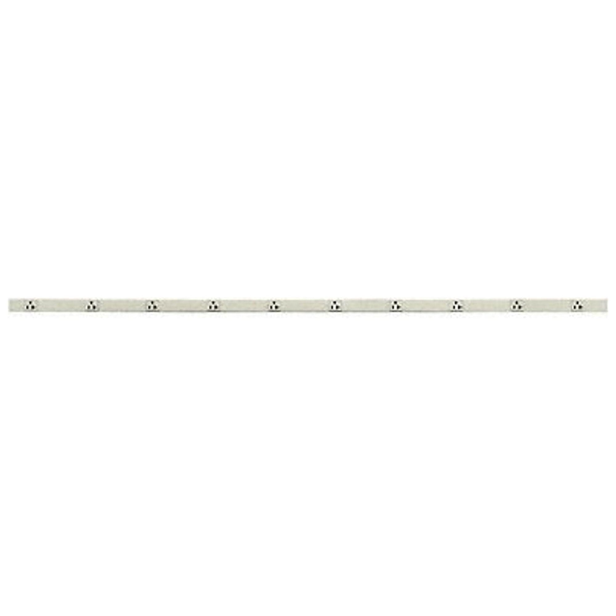 Hubbell Wiring Device-Kellems Prewired Raceway,10 Outlets,6 In. L ...