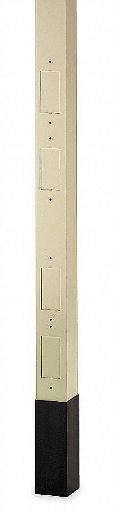 Hubbell Wiring Device-Kellems Service Pole,Ivory,10 ft. 2" L,2.13" W ...