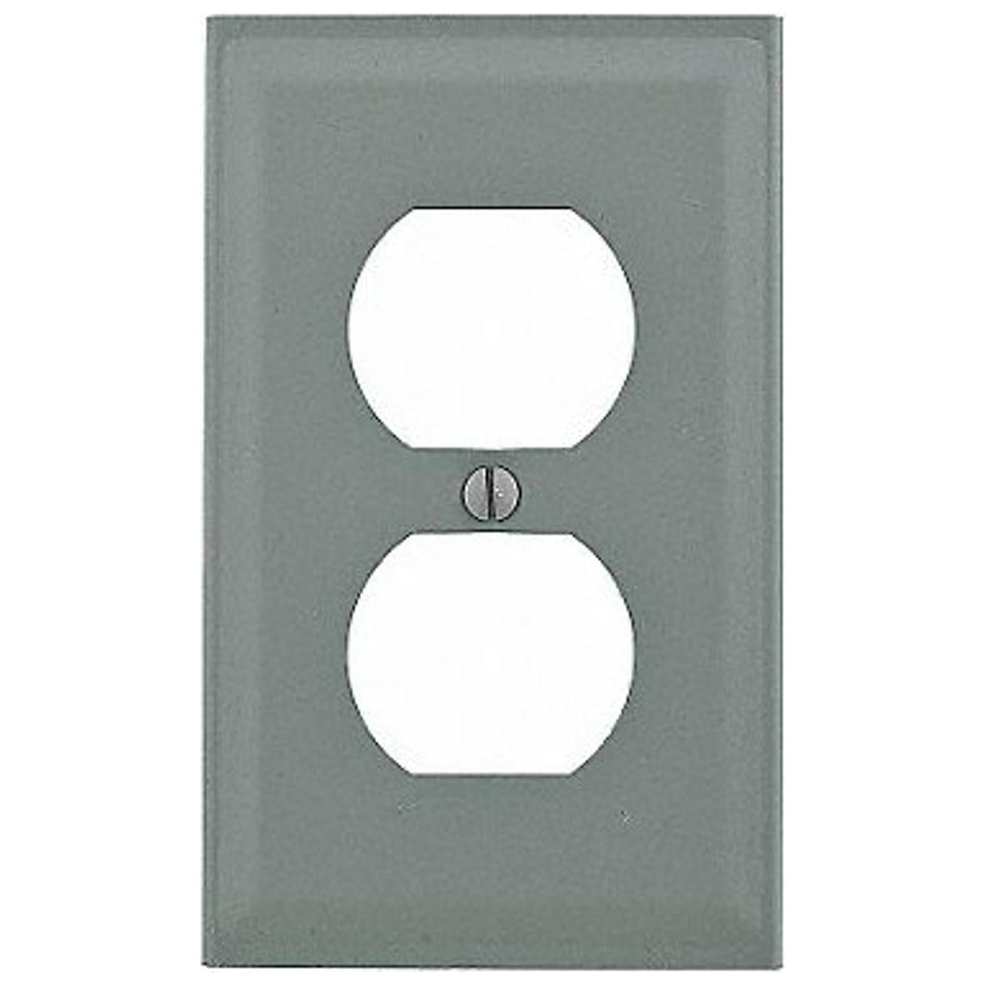 Hubbell Wiring Device-Kellems Single Receptacle Cover,Ivory HBL3043BEIV ...