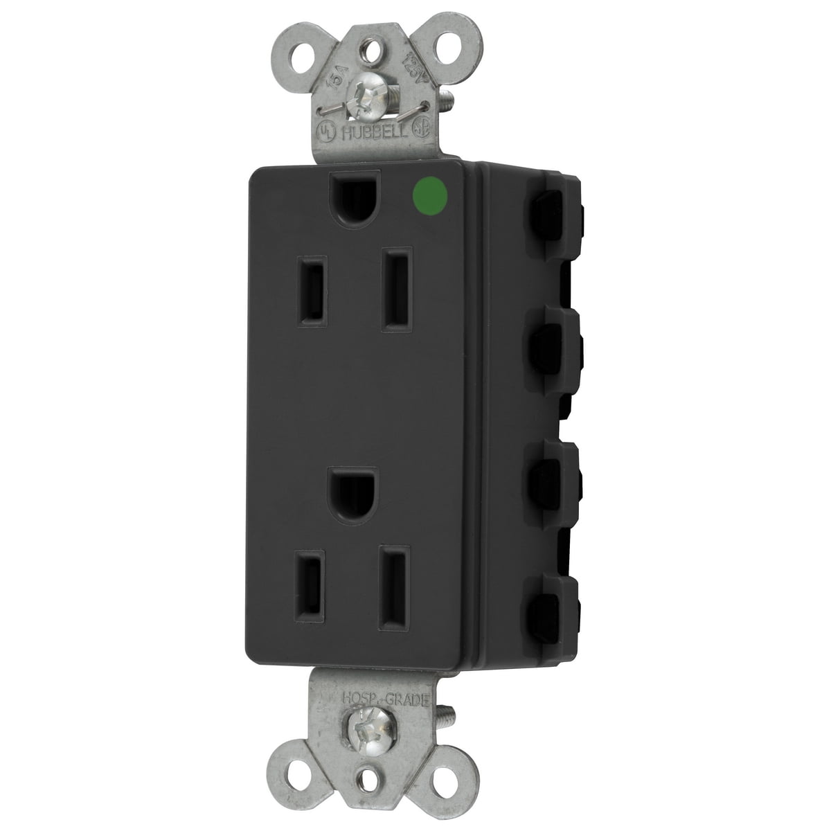 Hubbell Wiring Device SNAP2172BKA Snapconnect Receptacle - Walmart.com
