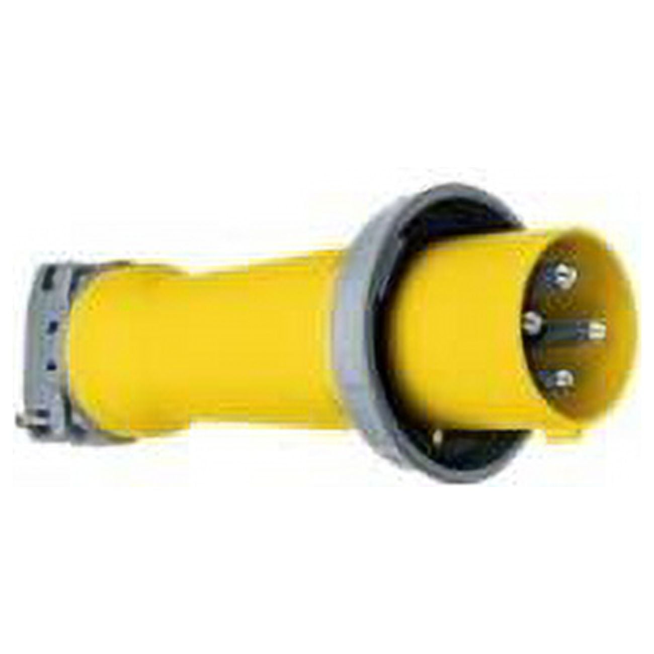 Hubbell Wiring HUBM4100P12 100A, 125 & 250V Male Yellow Plug - Walmart.com