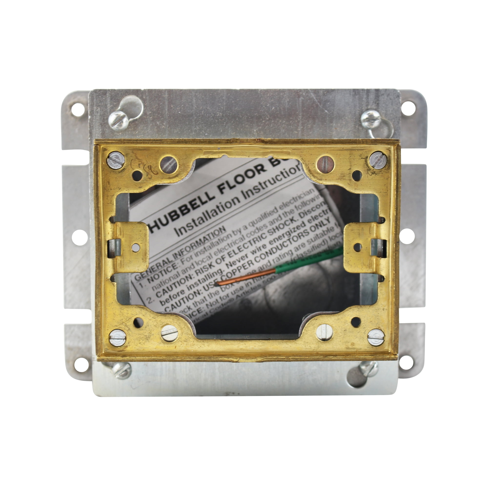 Hubbell Wiring Systems B2431 Stamped Steel 1-Gang Deep Flush ...