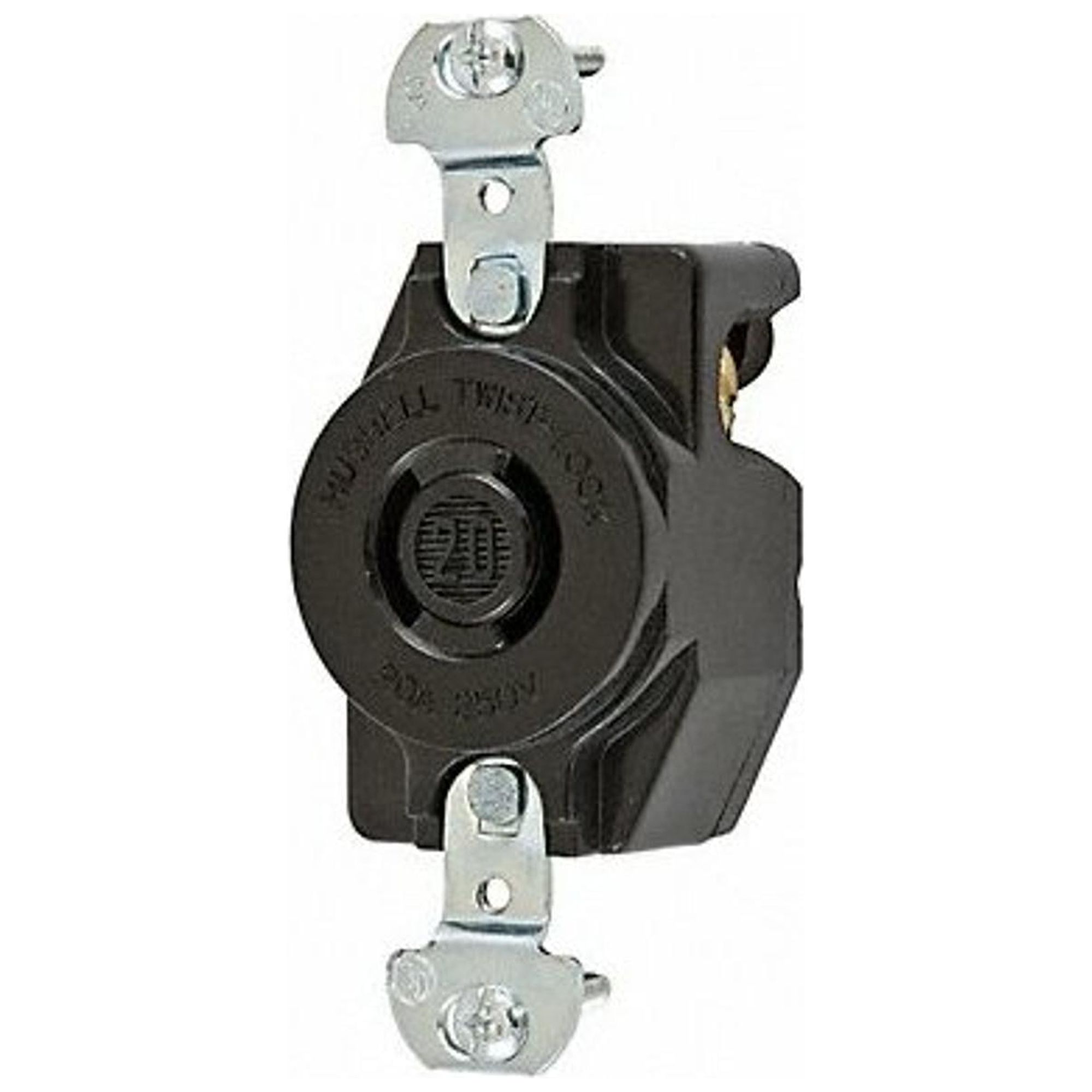 Hubbell Lck Recept,20 A;Blk;Thrmpl,L2-20R,1Gng HBL7210B - Walmart.com