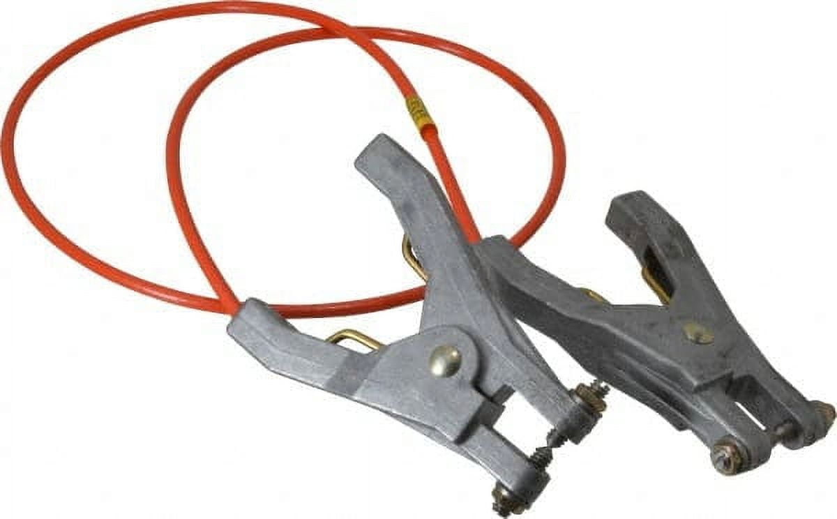 Hubbell Workplace Solutions 19 AWG, 3 Ft., Hand Clamp, Grounding Cable ...