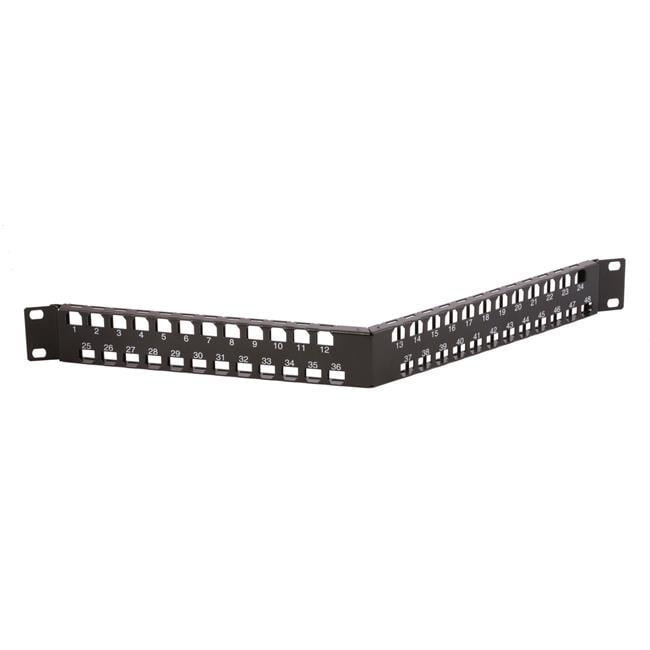 Hubbell iStation UDX Angled 48 Ports 1 Rack Unit Super High-Density ...