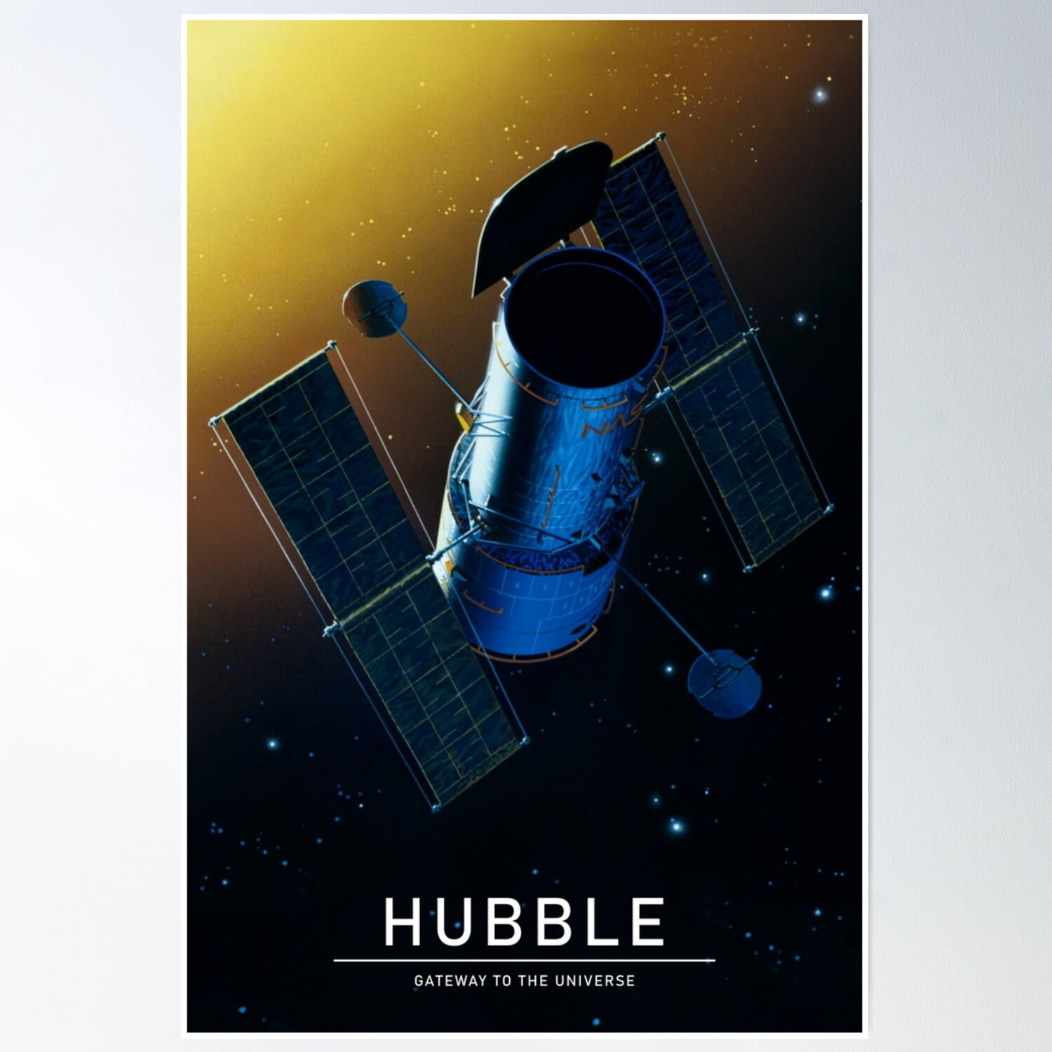 Hubble - Gateway To The Universe Poster Wall Art, Modern Wall Decor ...
